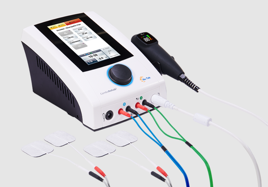 Nu-Tek Pro ComboRehab² CT2200 Kombine 2 Kanallı Elektroterapi ve ...
